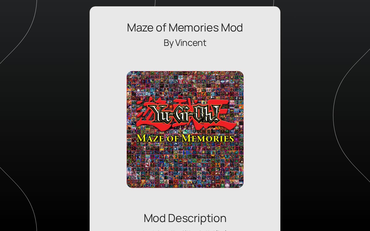 Maze of Memories Mod